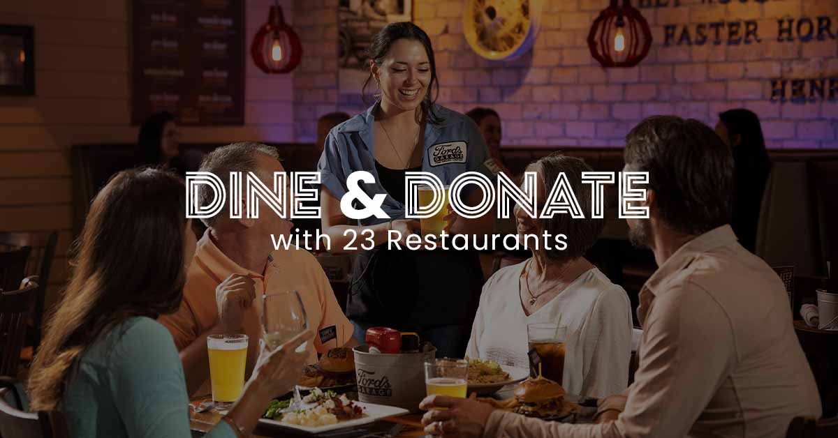 Dine & Donate with 23 Restaurants